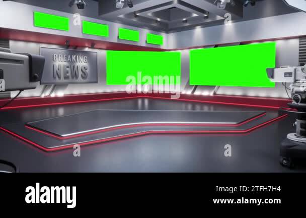 Tv Studio. Studio. News studio. Newsroom Background for News Broadcasts ...