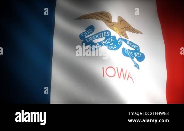 Iowa flag flag Stock Videos & Footage - HD and 4K Video Clips - Alamy