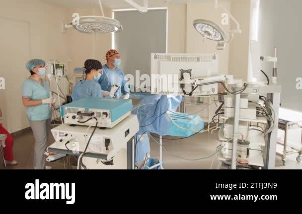The operation was conducted Professor and assistant. Endoscopic ...