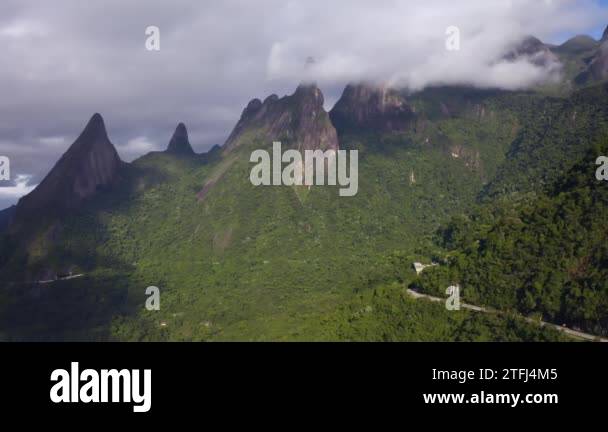 Wonderful landscape, exotic mountains. Mountain of the Finger of God ...