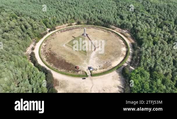 The Pyramid of Austerlitz is a monument consisting of a grass clad ...