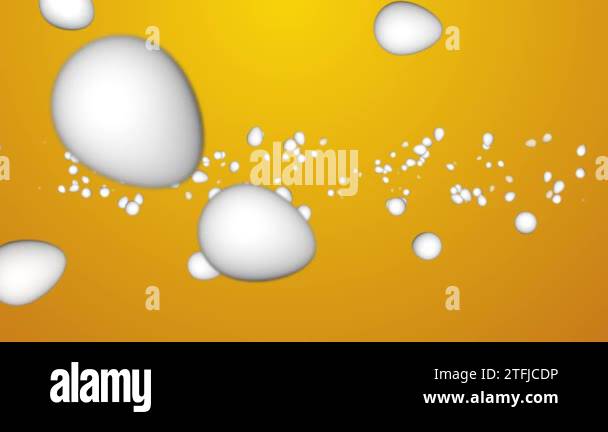 4K 3D Eggs flying in the air falling from the sky Loop Animation ...