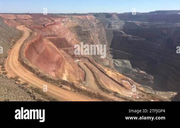 Fimiston open pit gold mine Stock Videos & Footage - HD and 4K Video ...