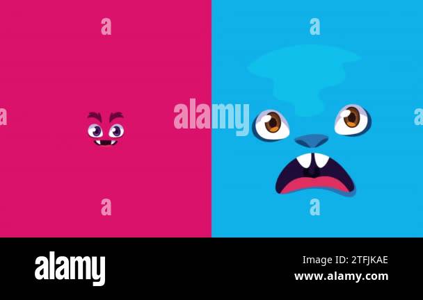 Monsters faces Stock Videos & Footage - HD and 4K Video Clips - Alamy
