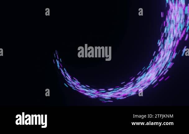 Network connection structure cyberspace with moving particles ...