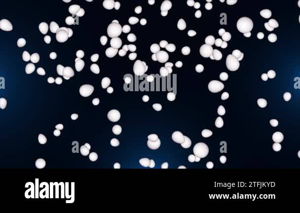 4K 3D Eggs flying in the air falling from the sky Loop Animation ...
