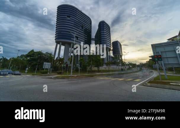 PUTRAJAYA, MALAYSIA - Sept 18, 2022: Timelapse footage of Malaysian ...