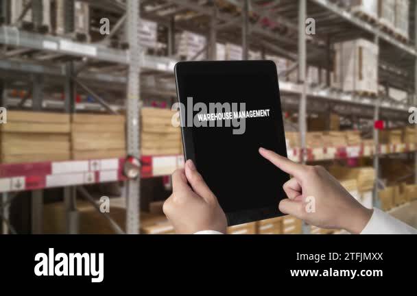 Warehouse management deft software in computer for real time monitoring ...