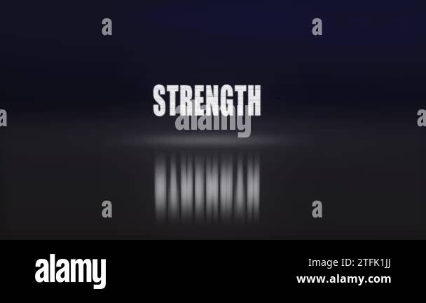 Strength text effect Stock Videos & Footage - HD and 4K Video Clips - Alamy