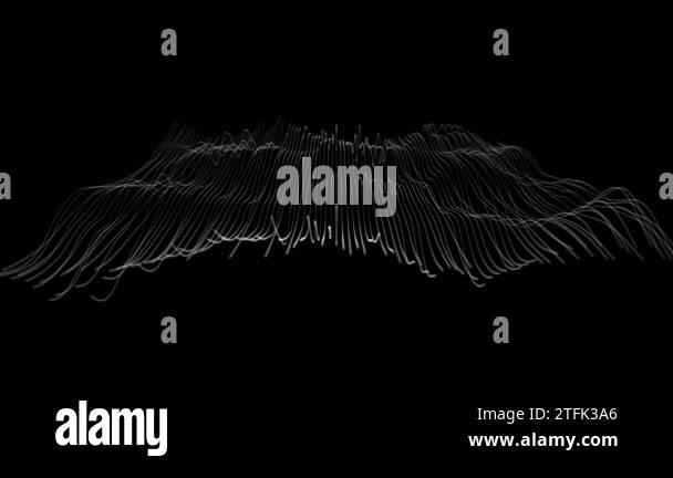 Abstract Organic Network Mesh Waving Fx Background Loop 4k Animation Of An Abstract Fractal