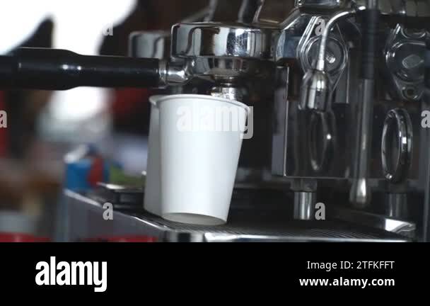 View on preparation of natural strong coffee from professional coffee ...