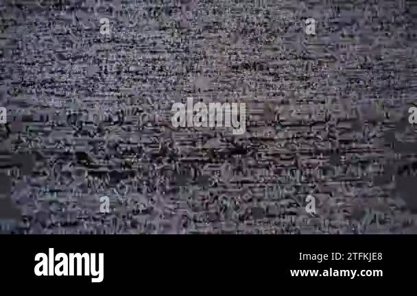 Real TV Noise of VHS Tape, No Signal Stock Video Footage - Alamy