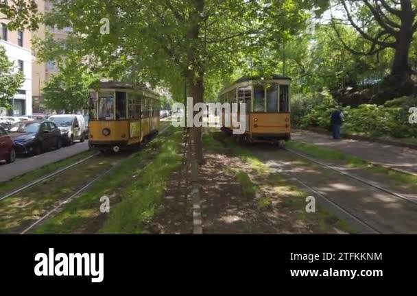 Vintage trams milan Stock Videos & Footage - HD and 4K Video Clips - Alamy