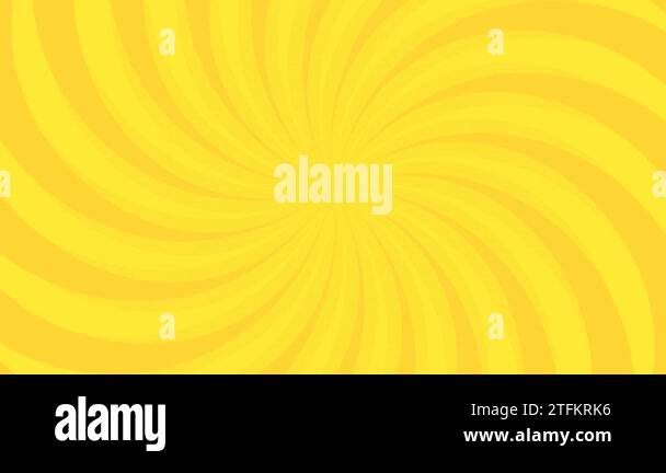 Looping animation of yellow concentration lines and effect background ...