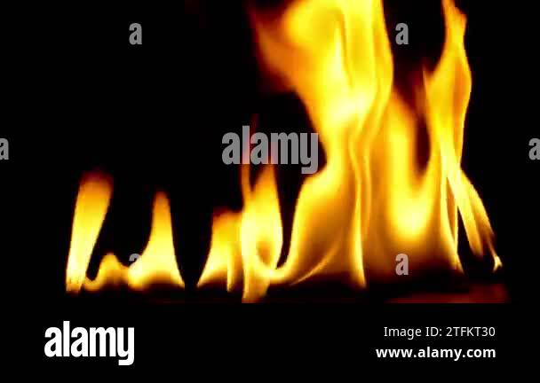 burning power of the flame, Flames, and burning sparks close-up, fire ...