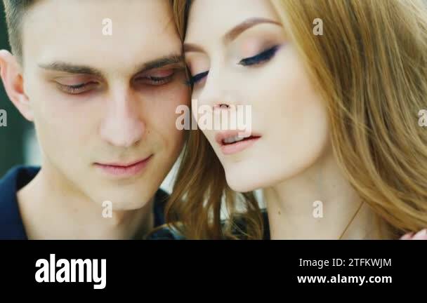 Romantic couple gently hugging Stock Videos & Footage - HD and 4K Video ...