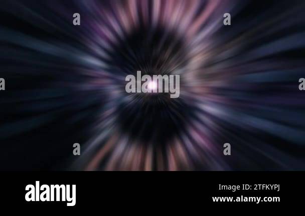 Abstract center radial glow light vortex tunnel with center optical ...