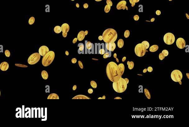 Hydrogen, H2, renewable green energy and zero emission fuel gold coin ...