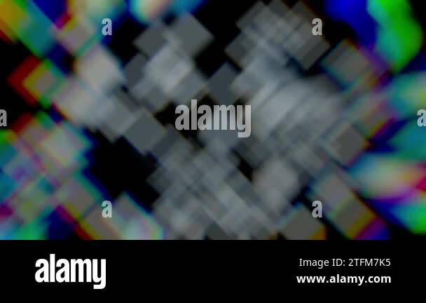 Square type chroma motion to right animation background. 2D computer ...