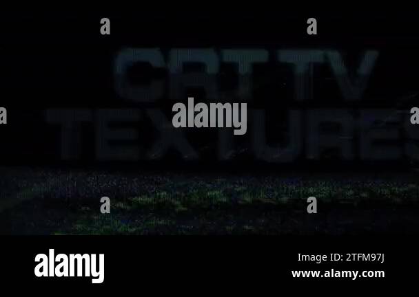 Vintage switch on, turn off television. Analog Static Noise texture ...