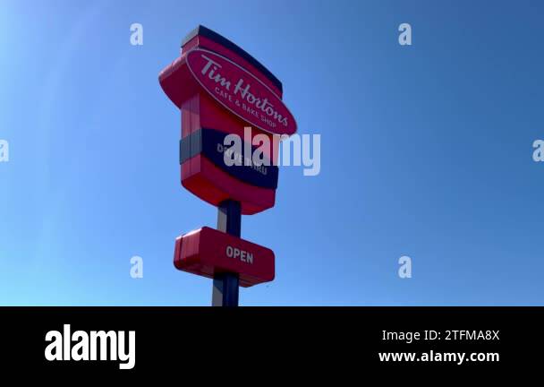 Tim hortons cafe sign Stock Videos & Footage - HD and 4K Video Clips ...