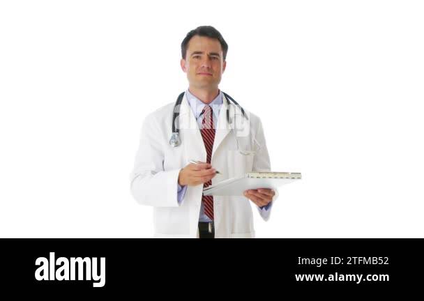 Portrait medical doctor holding charts Stock Videos & Footage - HD and ...