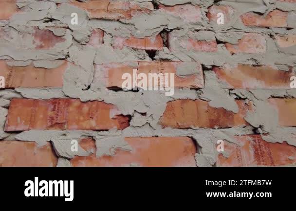 Red brick. brickwork. cement and stone. rows of bricks. wall texture ...