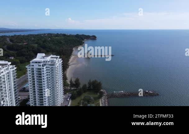 The Landmark and Tourist Attraction areas of the of Miri City, with its ...