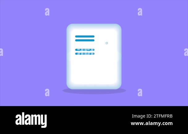 checklist document with marks animation ,4k video animated Stock Video ...