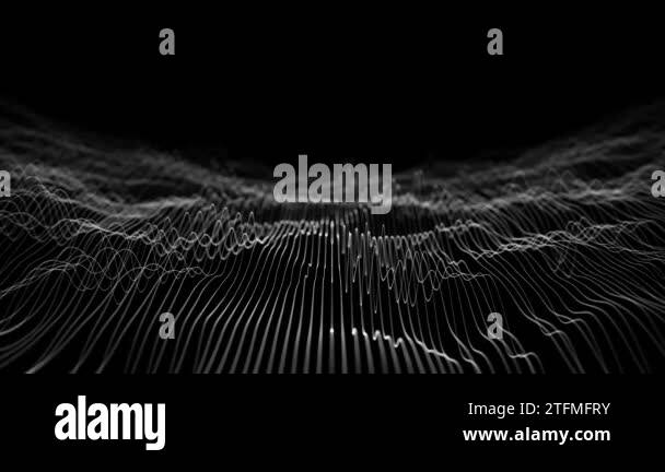 Abstract Organic Network Mesh Waving Fx Background Loop 4k Animation Of An Abstract Fractal