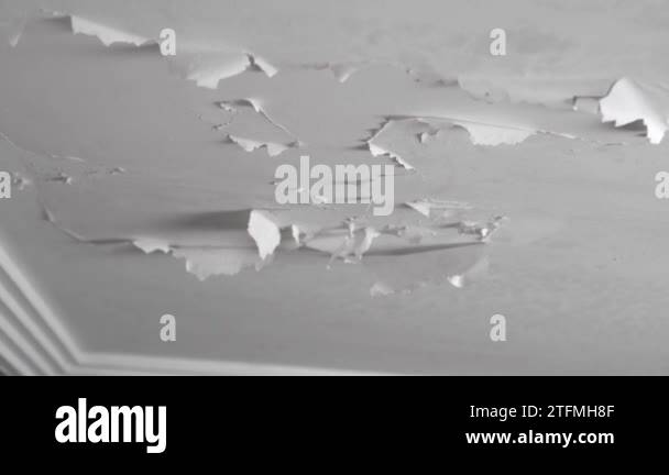 Room damaged ceiling Stock Videos & Footage - HD and 4K Video Clips - Alamy