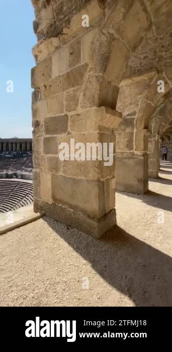 Aspendos or Aspendus, an ancient Greco-Roman city in Antalya province ...