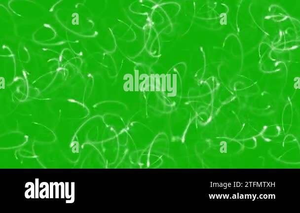 Magic spinning orbits motion graphics with green screen background ...