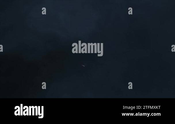 Electrical Lightning Strikes Storm. Realistic Thunderbolts in Loop ...