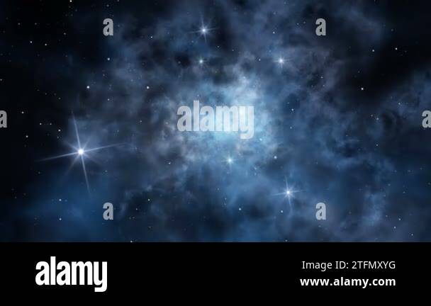 Seamlessly loopable animation of the interstellar flight through the ...