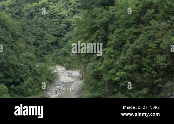 Dense Tropical Forest With Charcos de Nizao River In San Cristobal ...