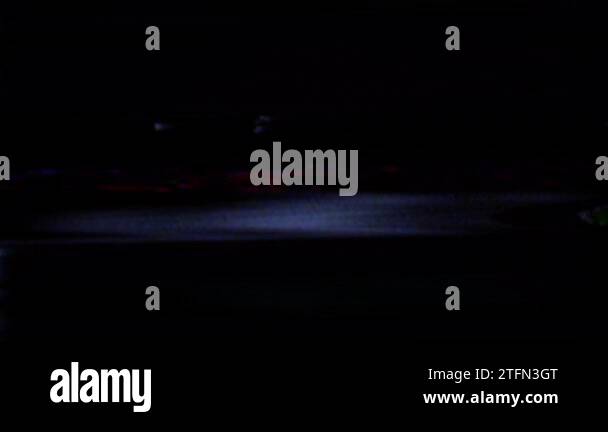 Vintage switch on, turn off television. Analog Static Noise texture ...