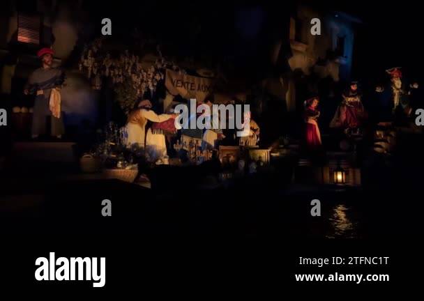 Pirates of the Caribbean at Disneyland Paris in a cave wax puppets ...