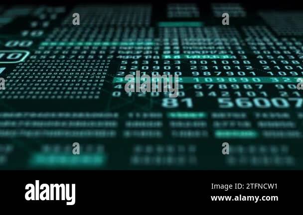 Binary number chart Stock Videos & Footage - HD and 4K Video Clips - Alamy
