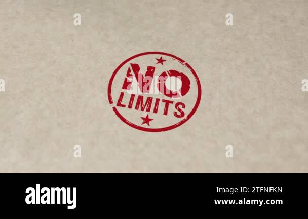 No limits stamp Stock Videos & Footage - HD and 4K Video Clips - Alamy