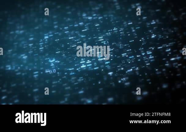 Big Data Digital Business Hitech Background/ 4k animation of an ...