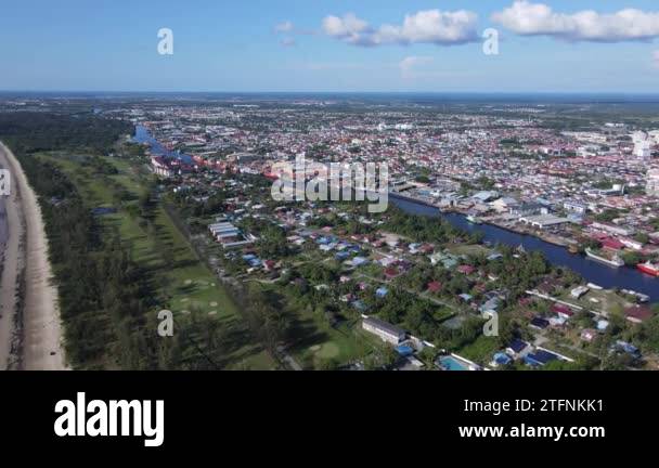 The Landmark and Tourist Attraction areas of the of Miri City, with its ...