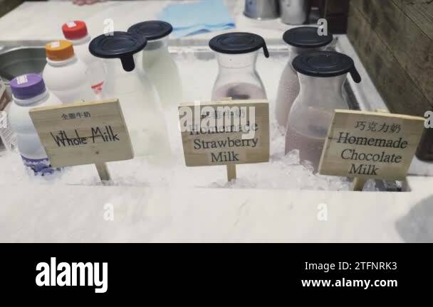 Pitcher milk set collection Stock Videos & Footage - HD and 4K Video ...