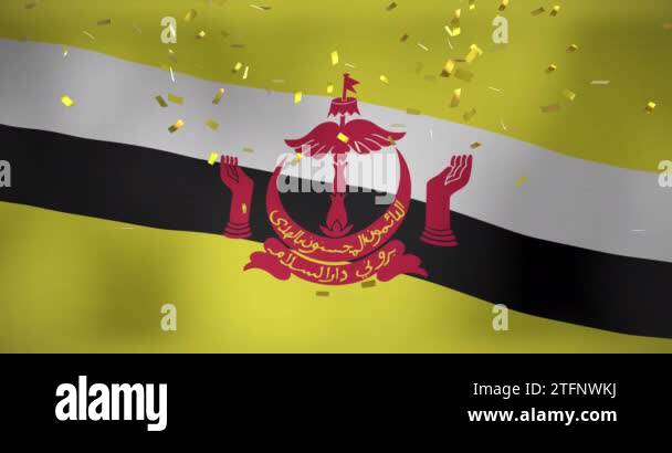 National symbols flag brunei Stock Videos & Footage - HD and 4K Video ...