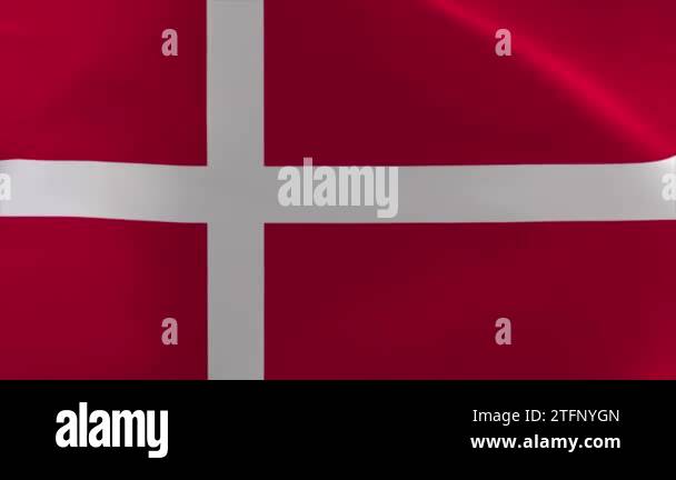 Denmark Waving Flag 4K Moving Wallpaper Background Stock Video Footage ...