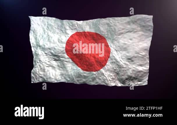 Waving japan flag Stock Videos & Footage - HD and 4K Video Clips - Alamy