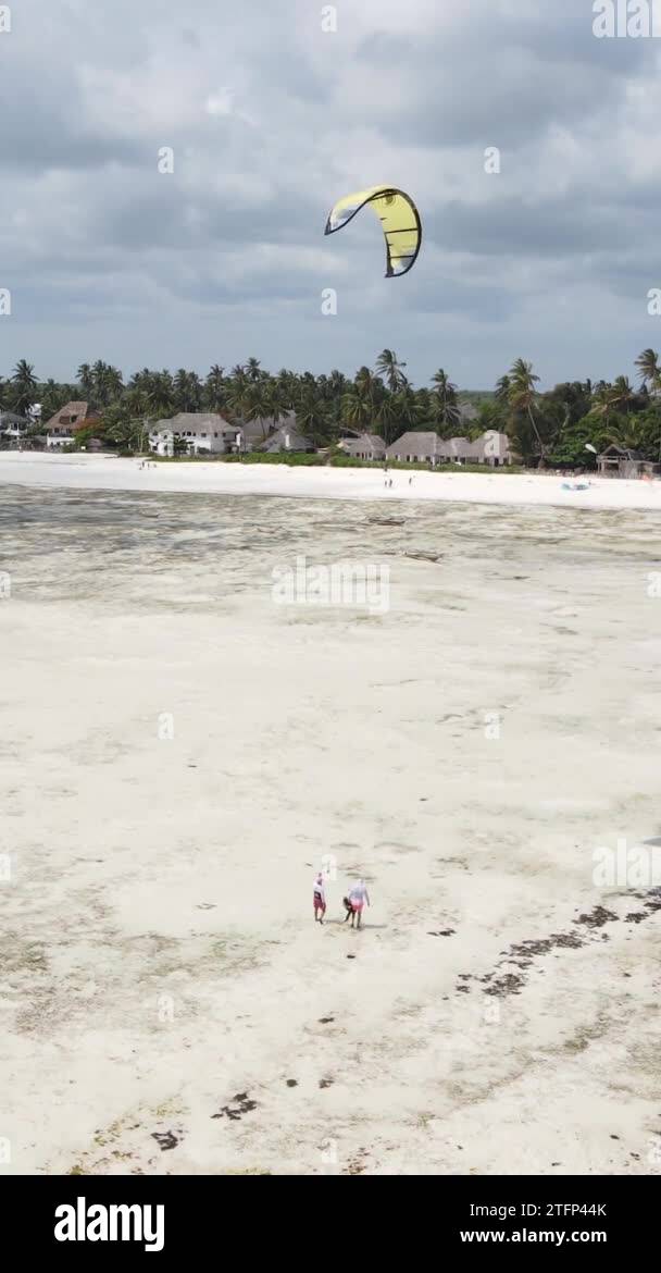 Zanzibar tanzania kitesurfing near shore Stock Videos & Footage - HD ...