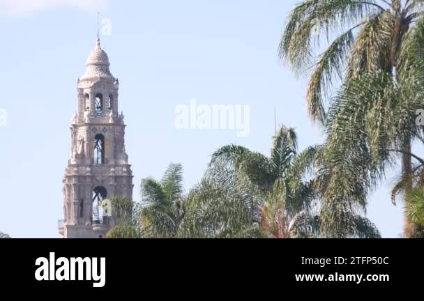 Spanish colonial revival architecture, Bell Tower relief, San Diego ...