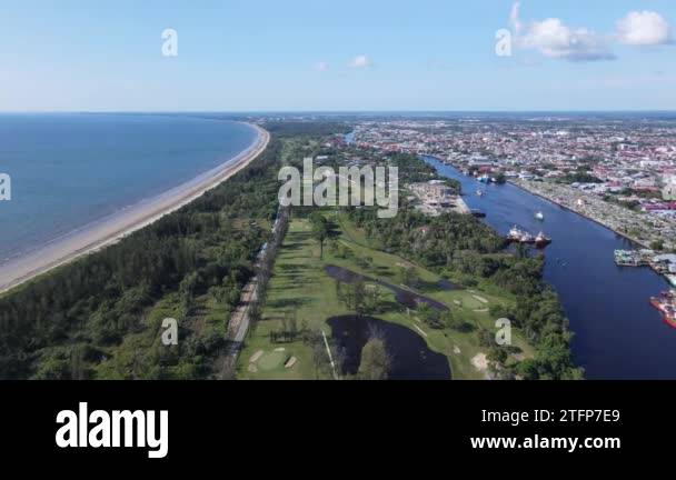 The Landmark and Tourist Attraction areas of the of Miri City, with its ...