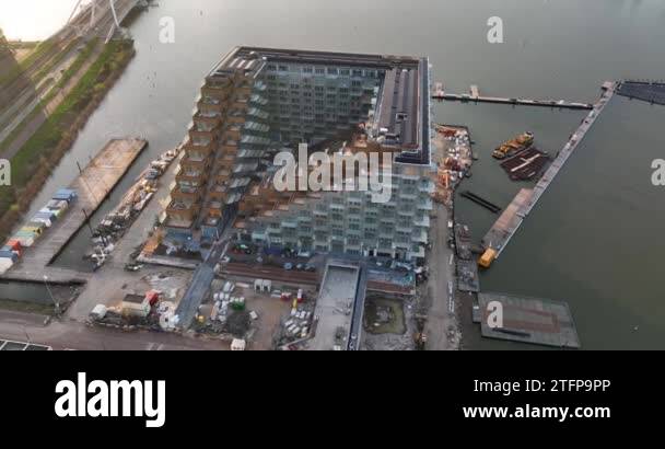 Amsterdam, 21th of april 2022, The Netherlands. Construction site of ...